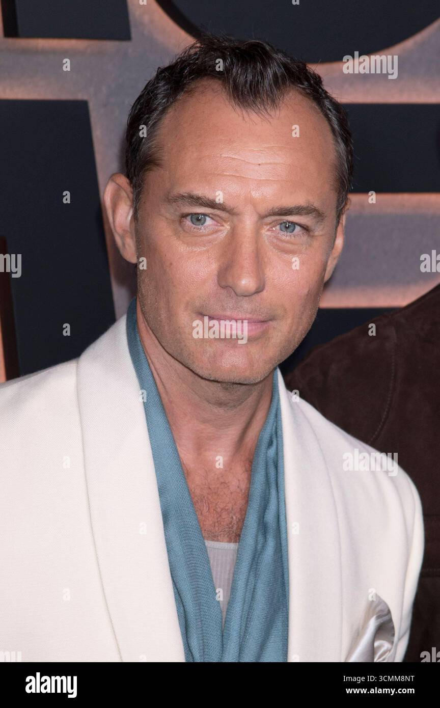 Jude Law bei der Premiere der Netflix Miniserie Black Rabbit im SVA Theater. New York, 16.09. ...