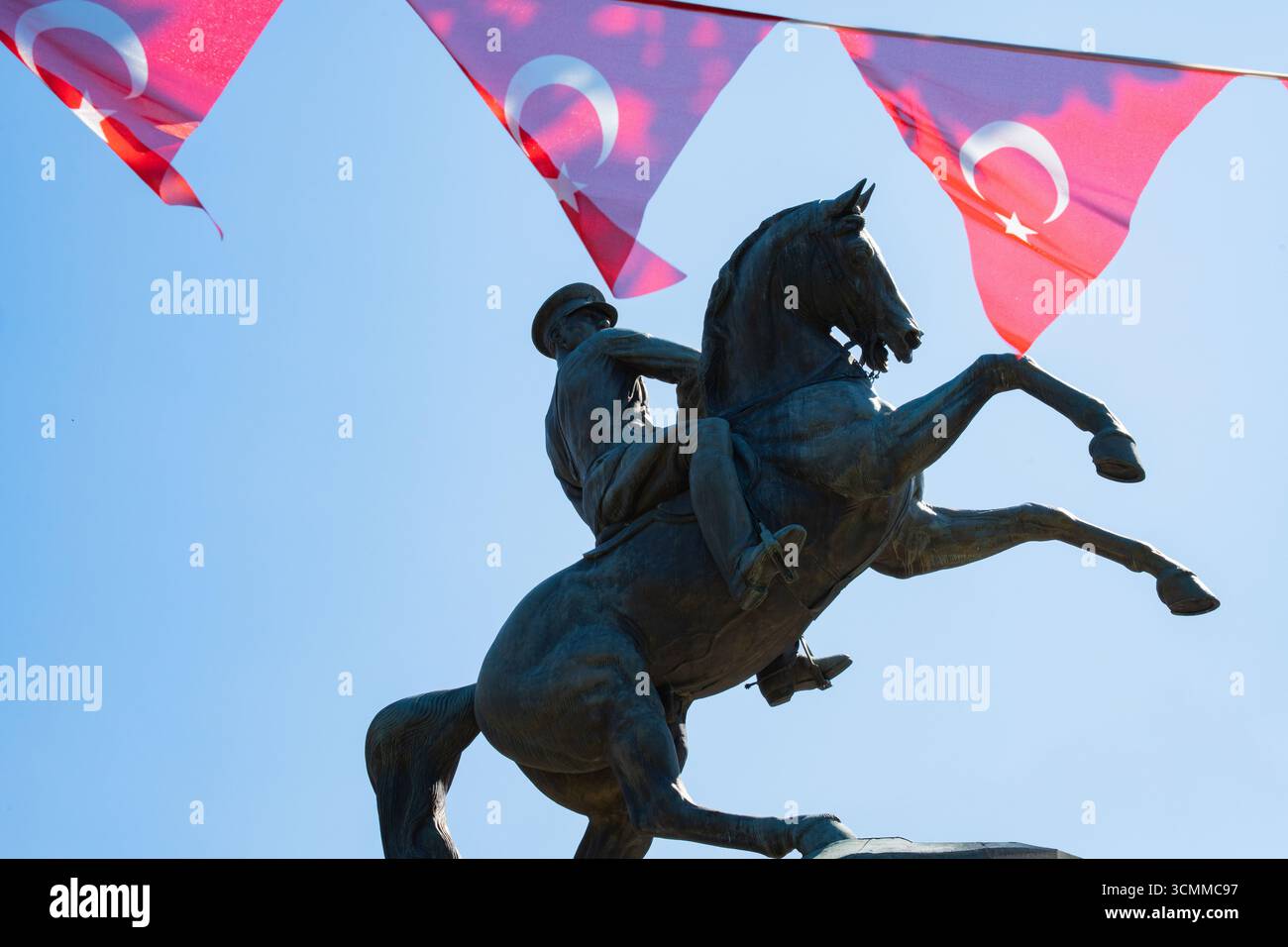 Mustafa Kemal Ataturk Statue of Honor, Ataturk monument on horseback ...
