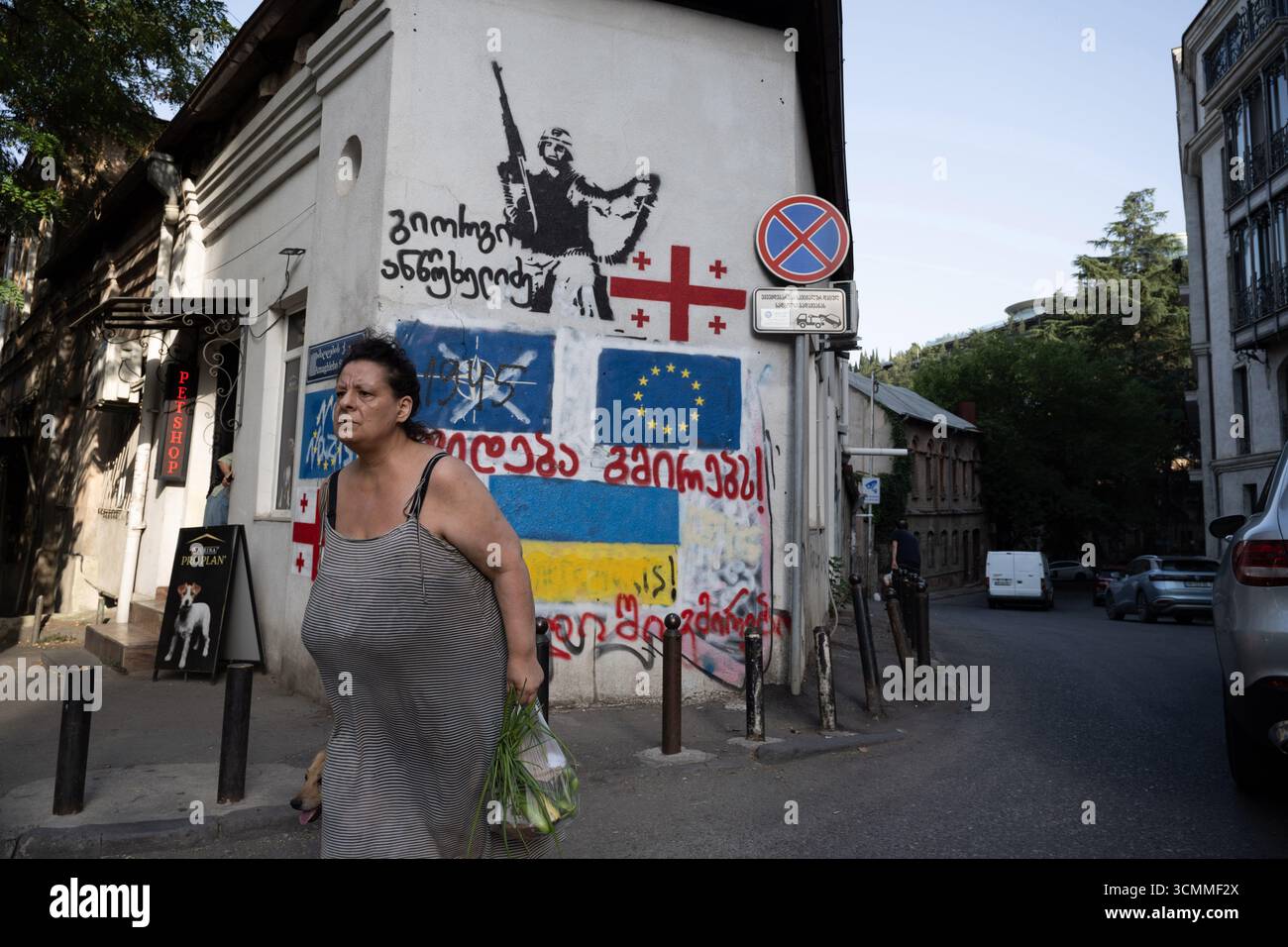 Tbilisi, Georgia. August 26th 2025. The Georgian, Ukrainian and ...