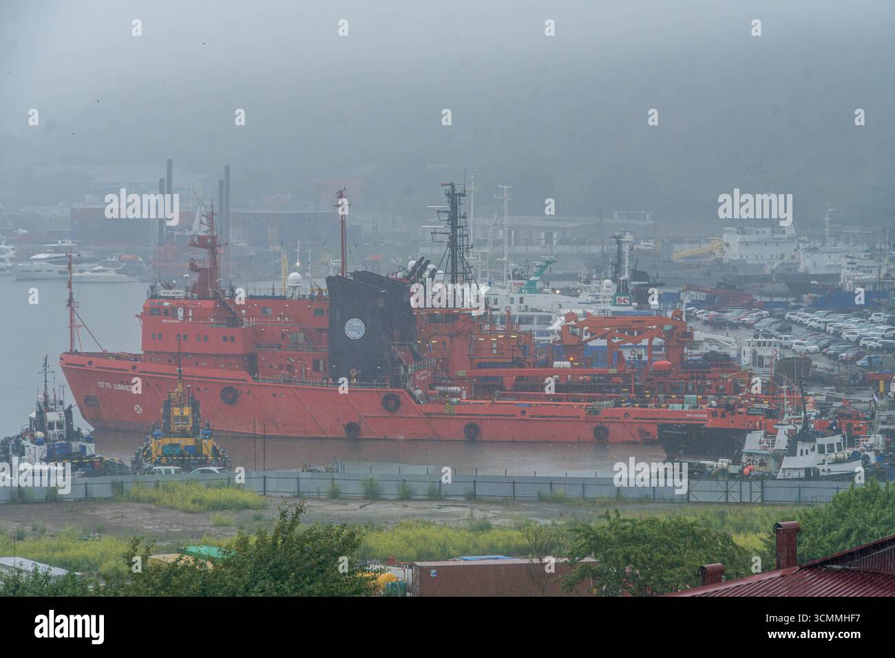 Icebreaking research vessel Otto Schmidt, symbol of Soviet polar ...