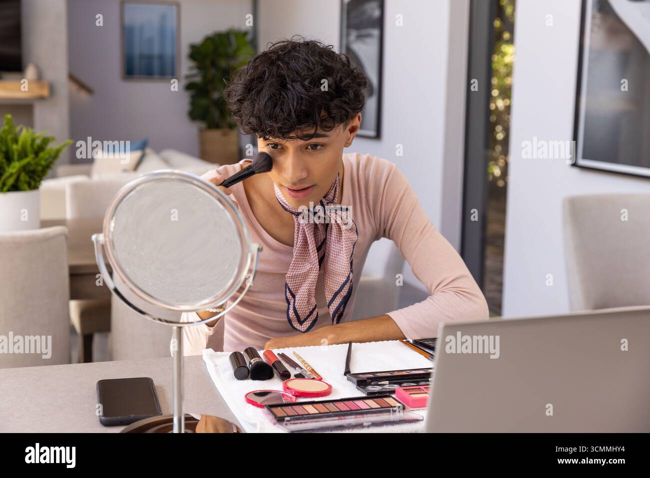 Middle eastern man applying hi-res stock photography and images - Alamy
