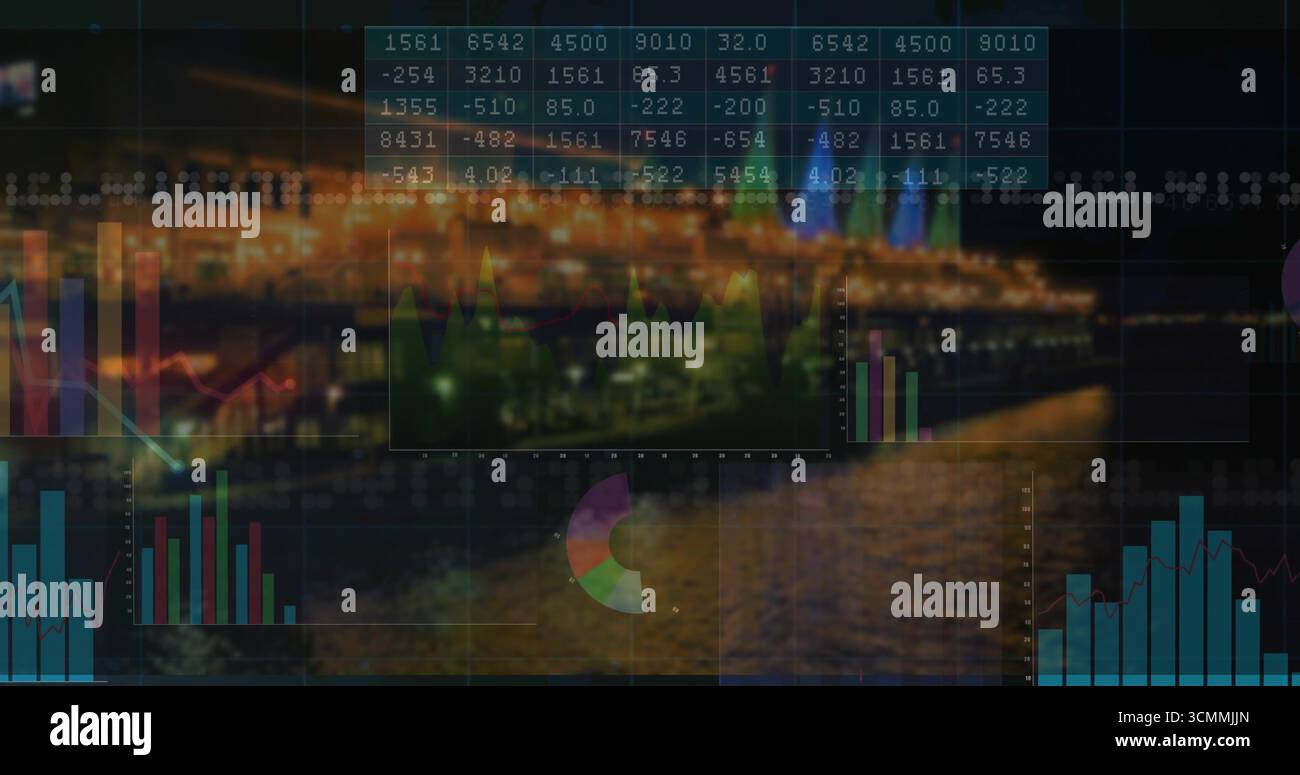 Projecting data tables line hi-res stock photography and images - Alamy