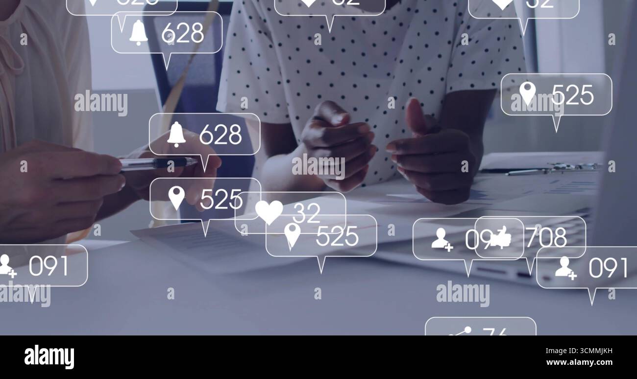 Analyzing metrics two female hi-res stock photography and images - Alamy