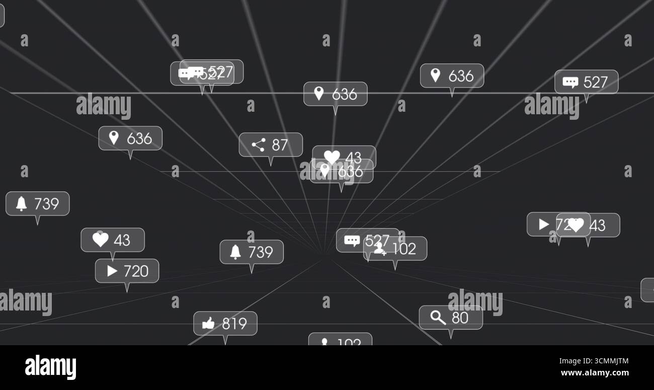 Minimalist 3d chat icons hi-res stock photography and images - Alamy