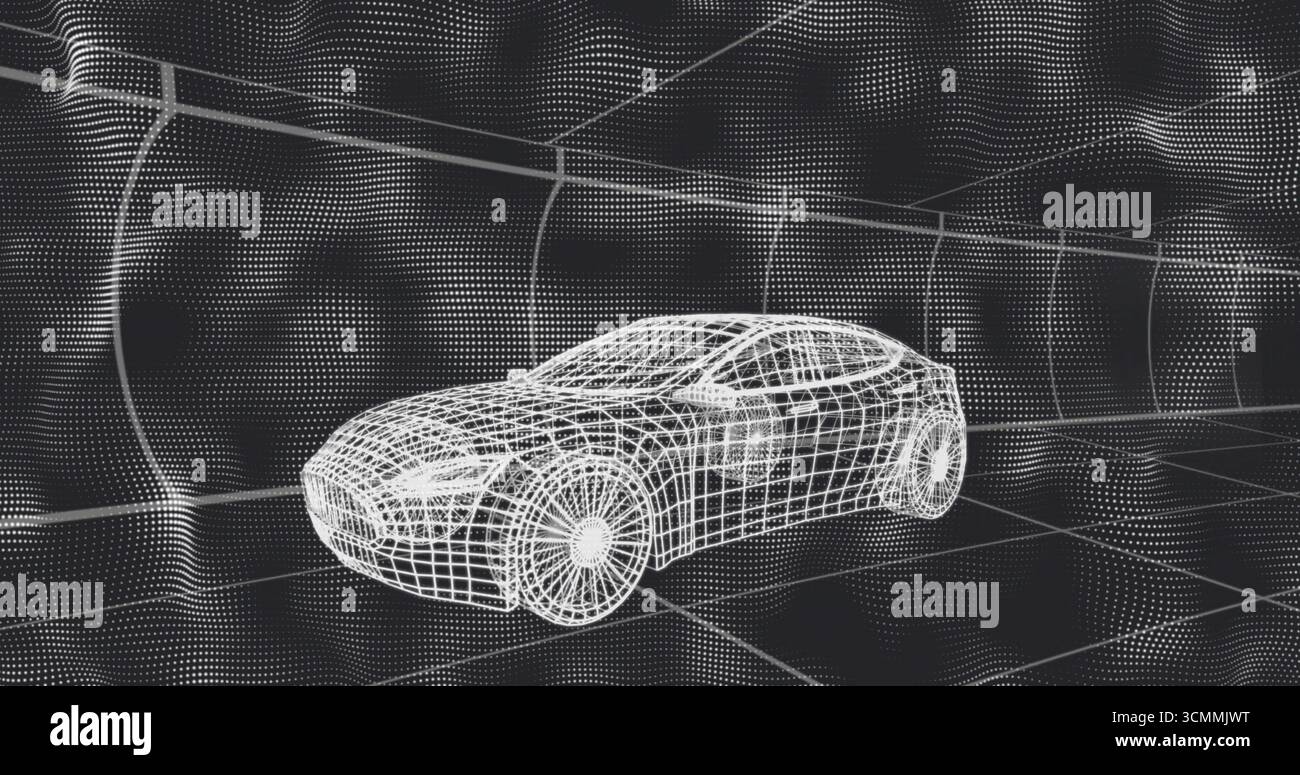 Displaying 3d wireframe car hi-res stock photography and images - Alamy