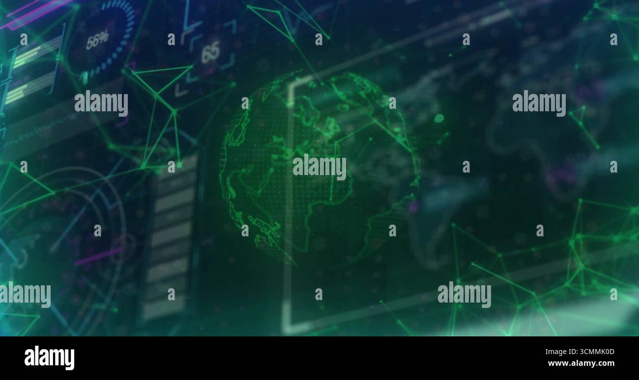 Animating data dashboard on hi-res stock photography and images - Alamy