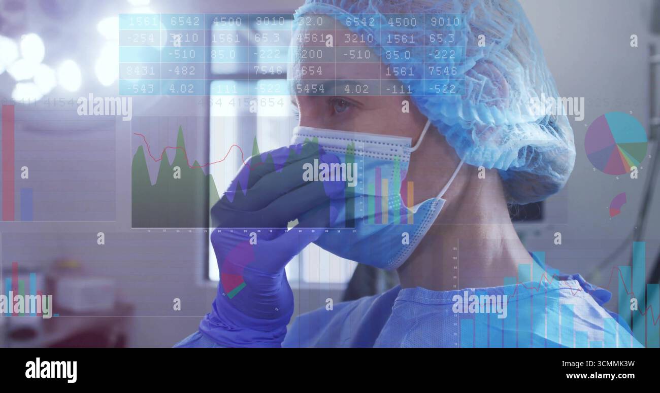 Nurse wearing purple mask gloves hi-res stock photography and images ...