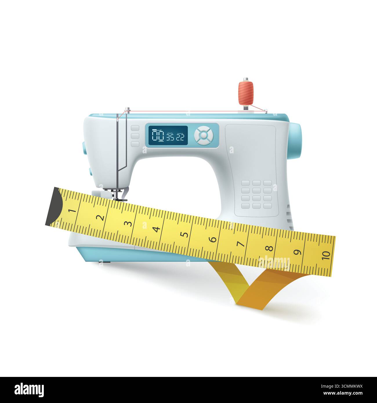 Professional production sewing machine Cut Out Stock Images & Pictures ...