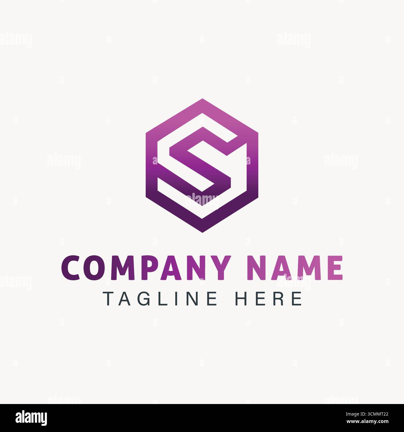 Modern letter S logo in minimal flat gradient wordmark style, trending ...