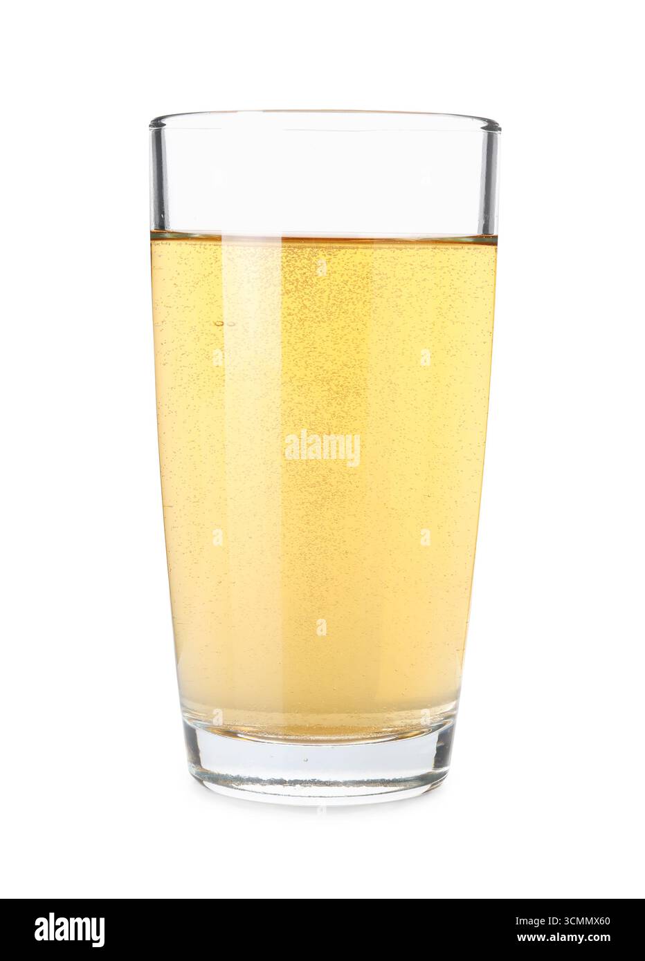 Tasty apple cider in glass isolated on white Stock Photo - Alamy