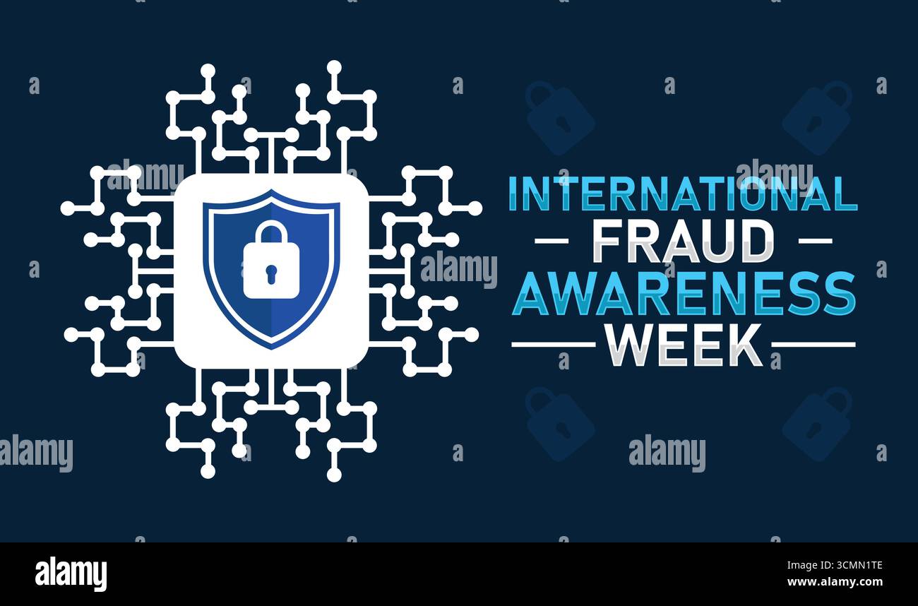 International Fraud Awareness Week. Background, poster, postcard ...