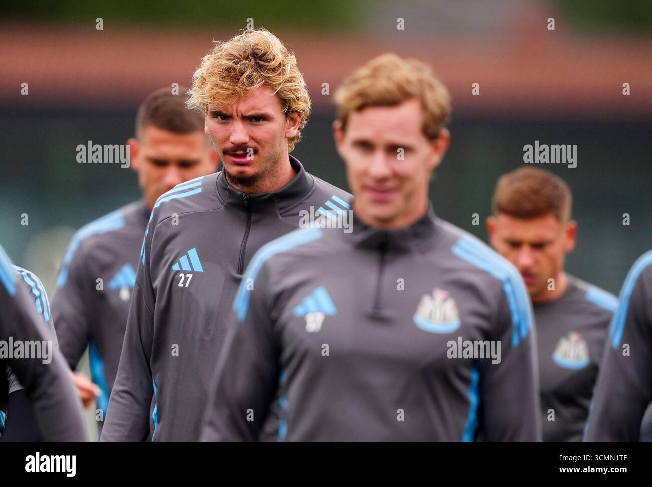Newcastle United's Nick Woltemade during a training session at the ...