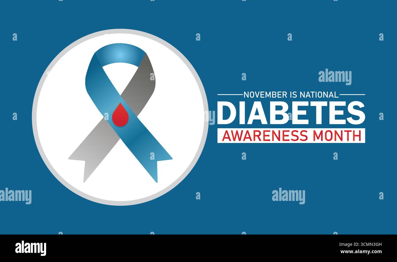 November is National Diabetes Awareness Month. Background, poster ...