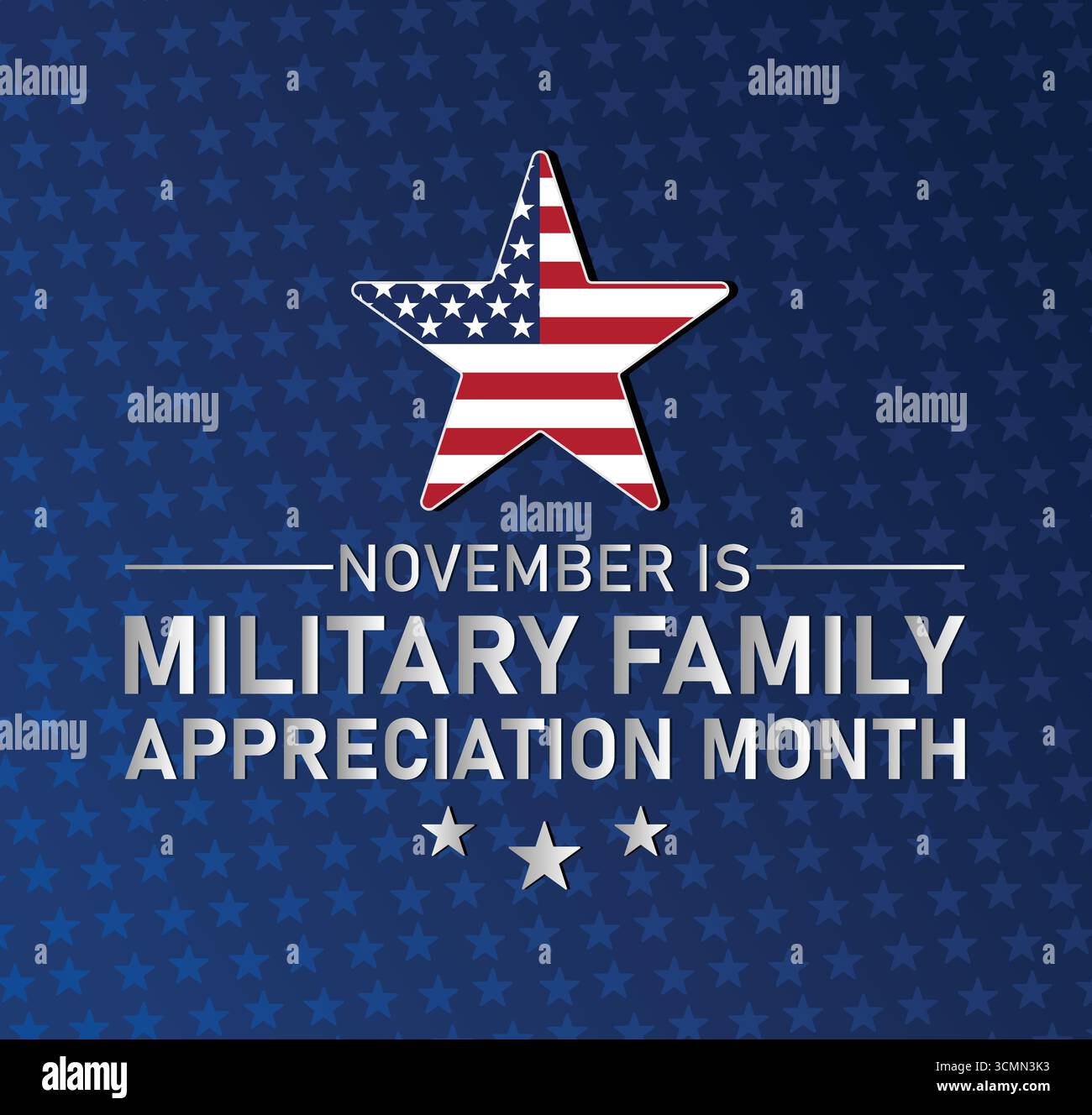 November is Military Family Appreciation Month. banner for social media ...