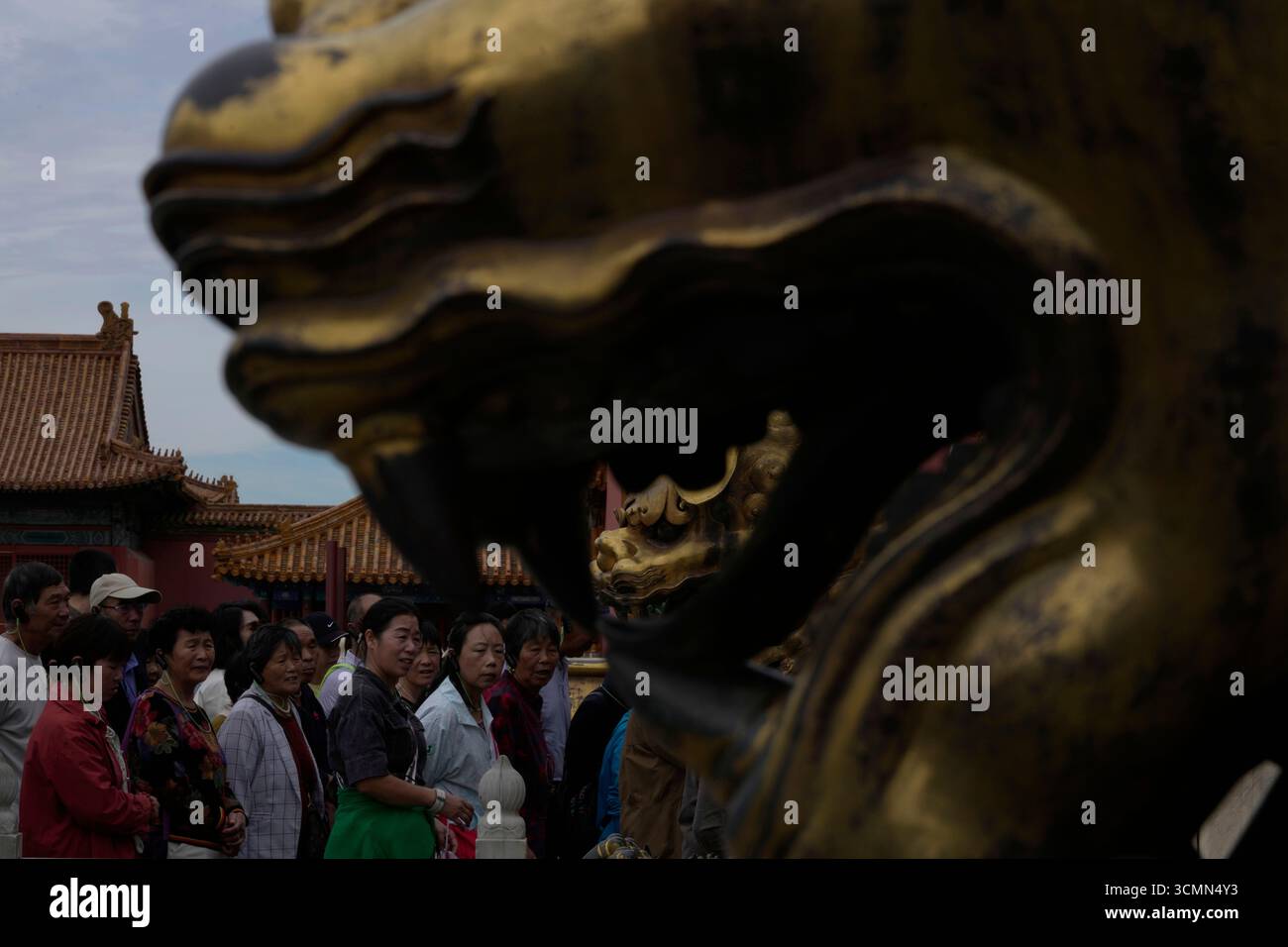 People visit Forbidden city in Beijing, China, Wednesday, Sept. 17 ...