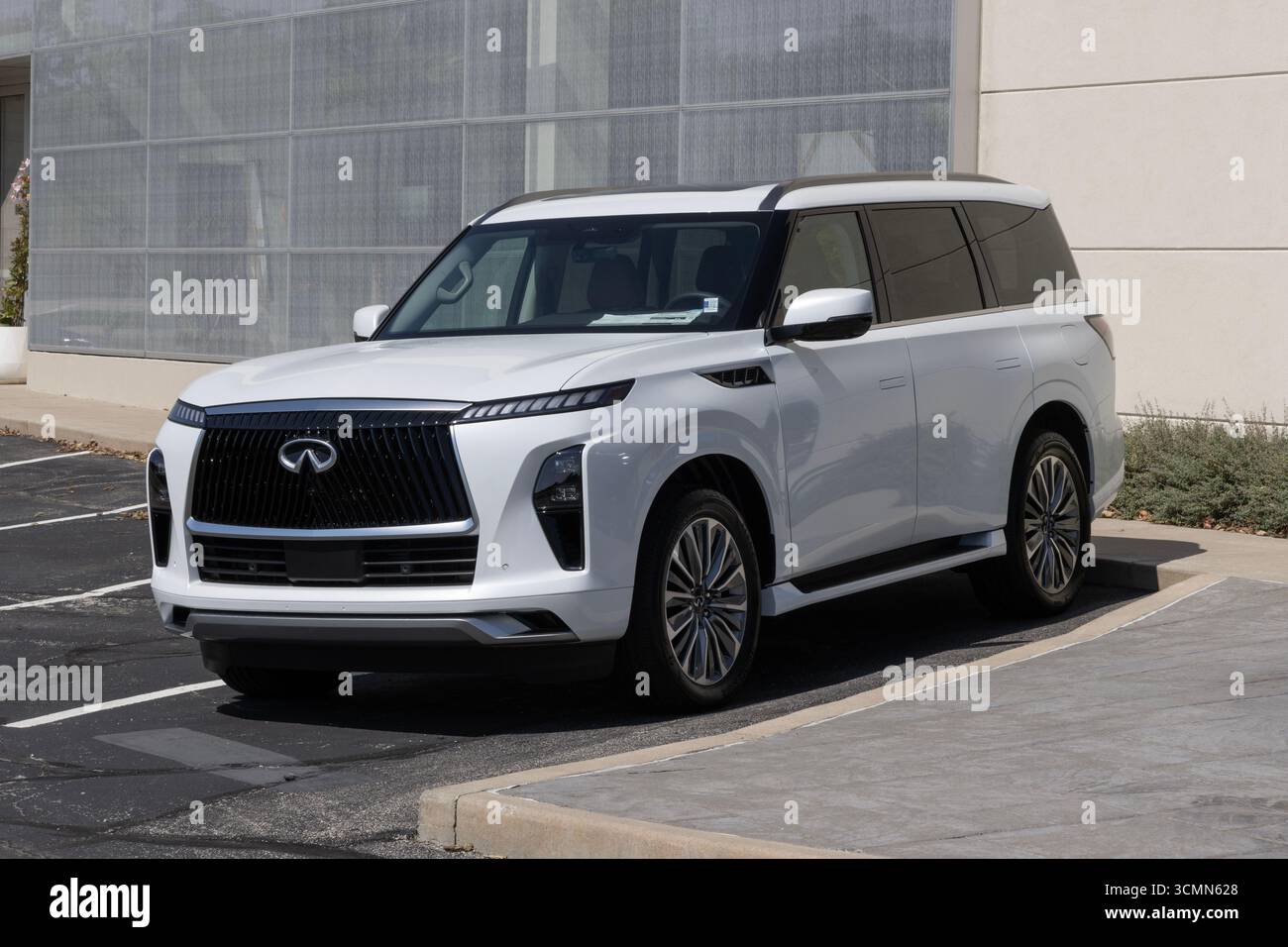 Indianapolis - September 14, 2025: INFINITI QX80 LUXE 4WD Luxury SUV at ...