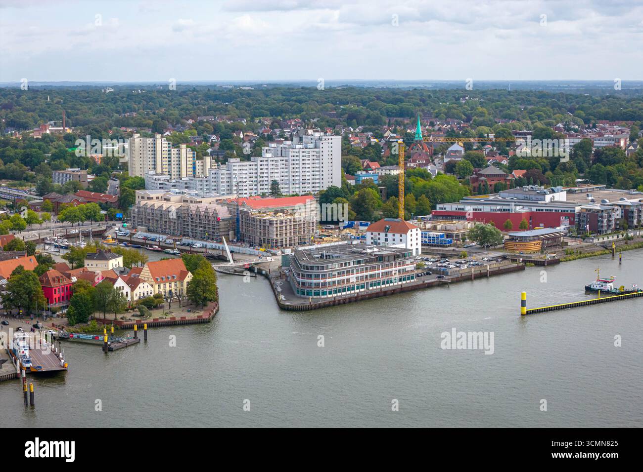 17 September 2025, Bremen: The headquarters of Naval Vessels Lürssen ...