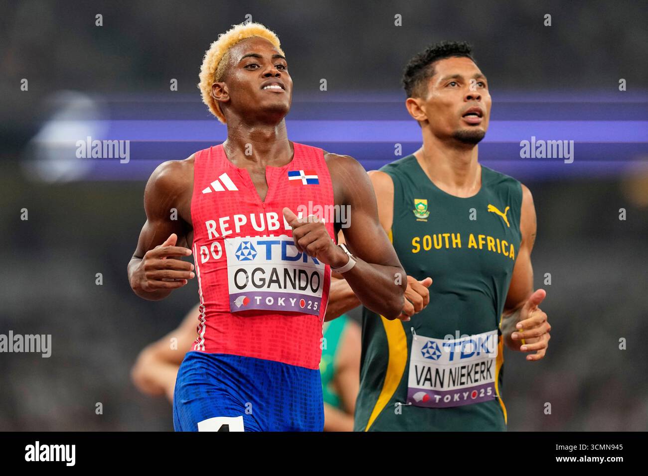 South Africa's Wayde Van Niekerk and Dominican Republic's Alexander ...