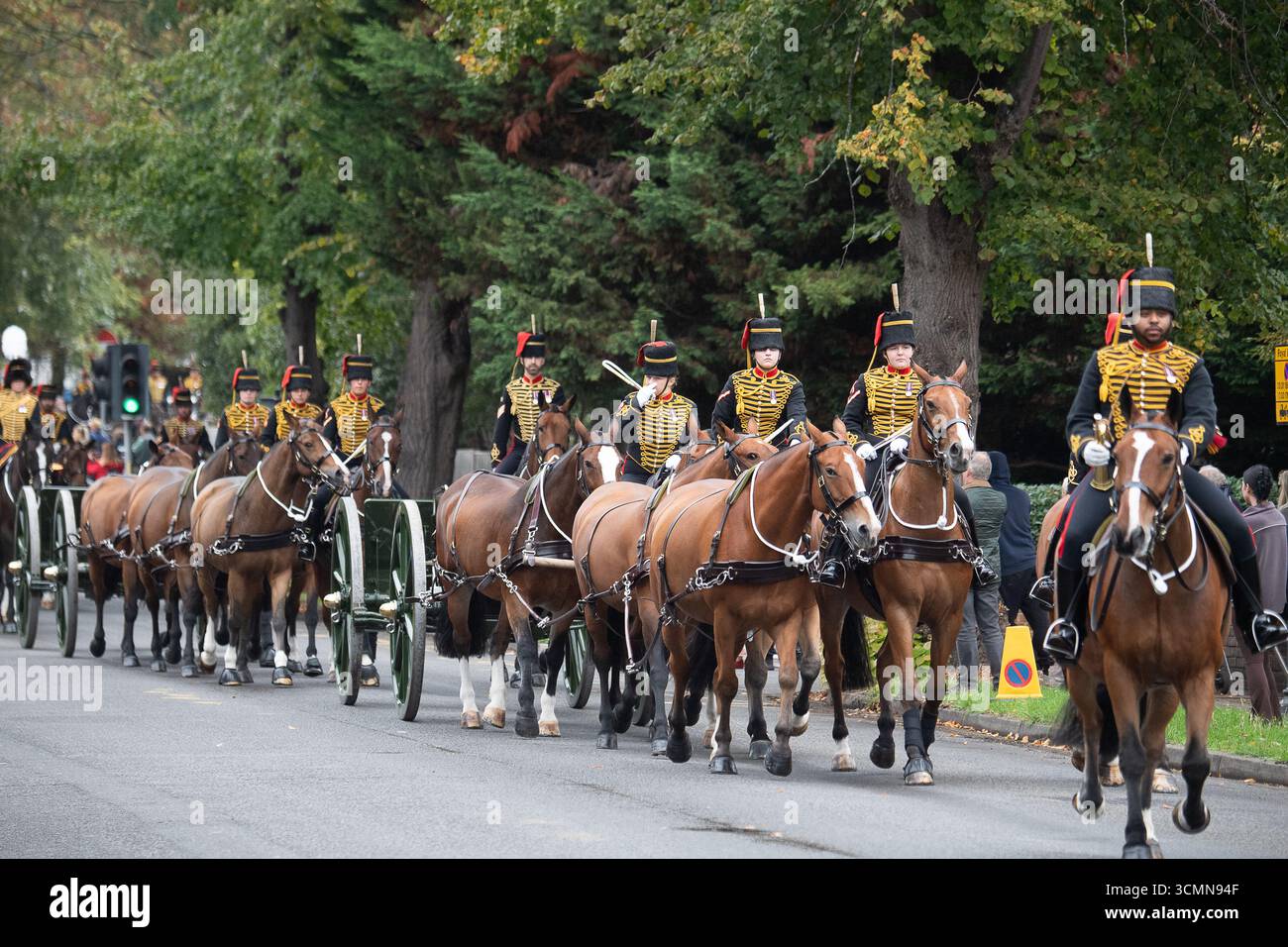 Windsor, Berkshire, UK. 17th September, 2025. The King’s Troop Royal ...