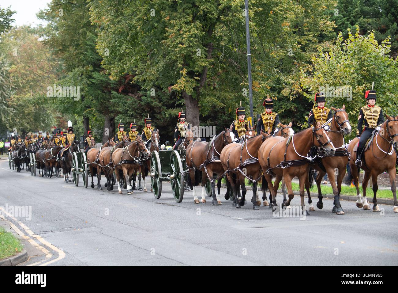 Windsor, Berkshire, UK. 17th September, 2025. The King’s Troop Royal ...