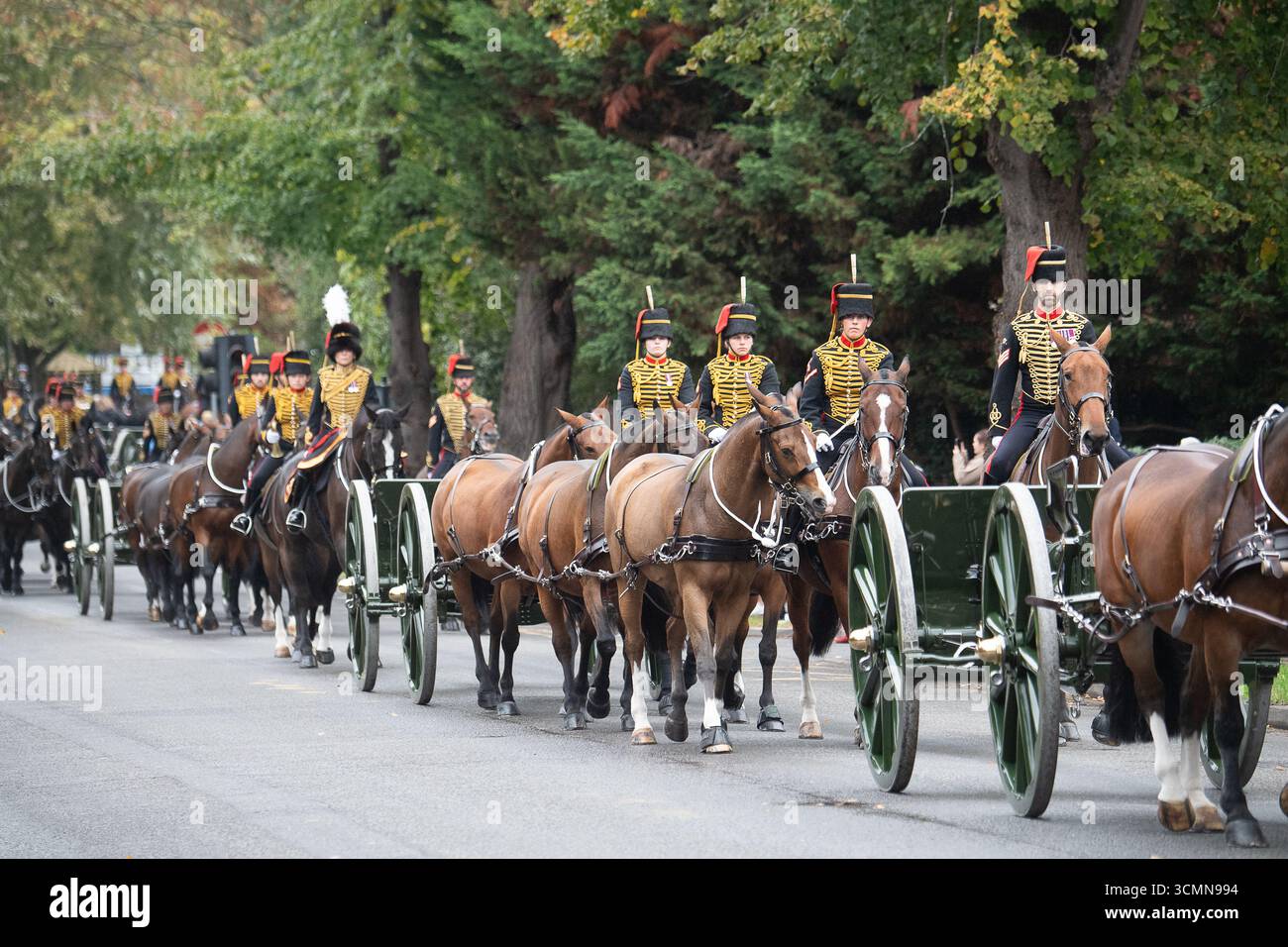 Windsor, Berkshire, UK. 17th September, 2025. The King’s Troop Royal ...