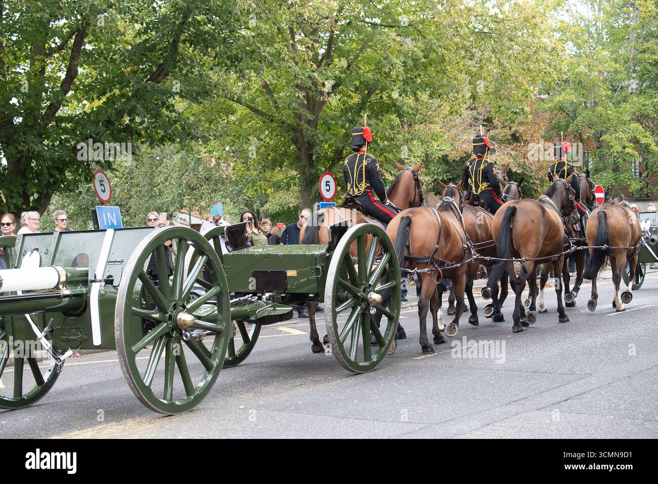 Windsor, Berkshire, UK. 17th September, 2025. The King’s Troop Royal ...
