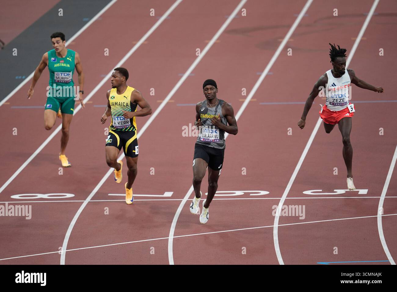 Australia's Aidan Murphy, Jamaica's Adrian Kerr, Zimbabwe's Tapiwanashe ...