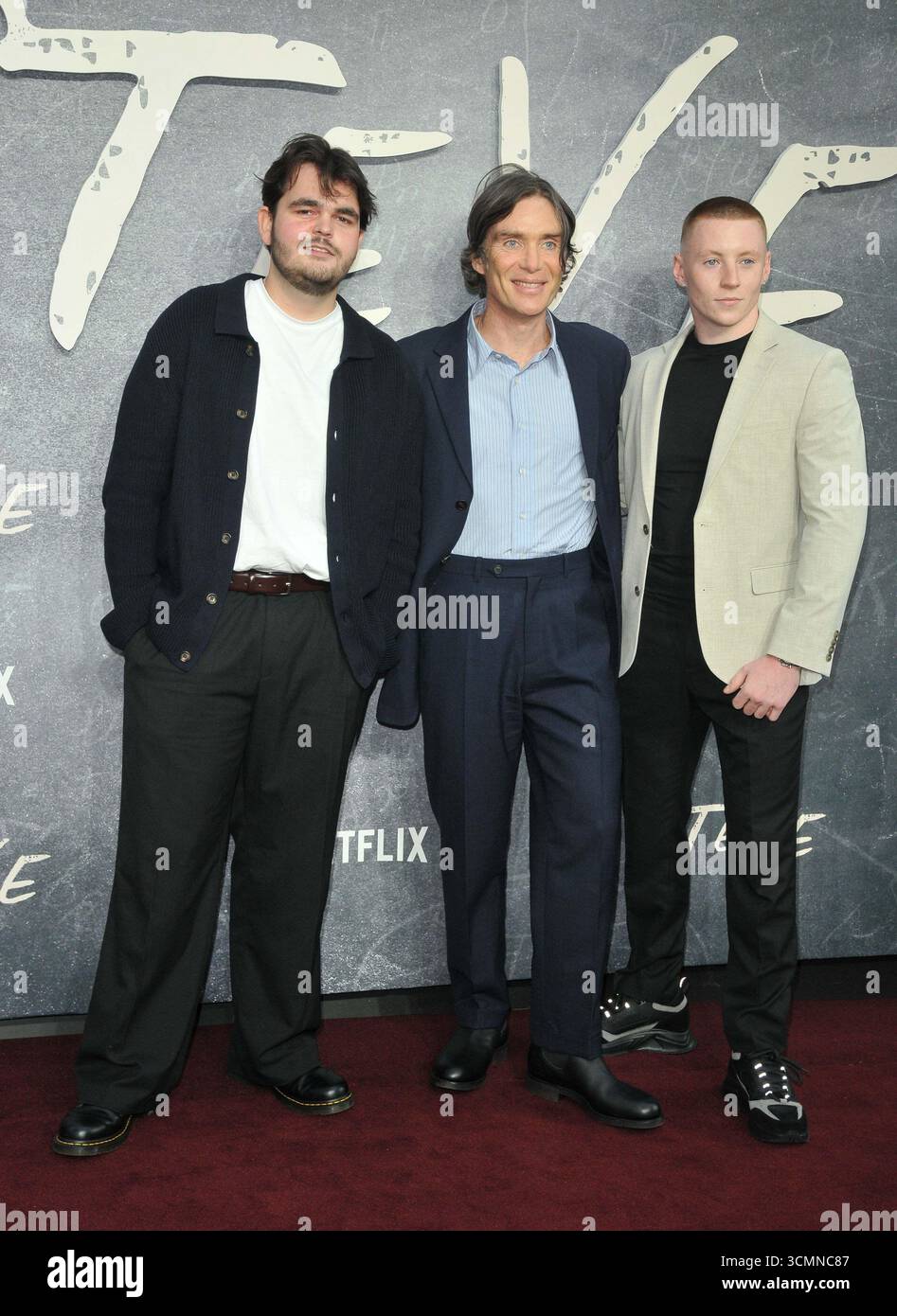 Luke Ayres, Cillian Murphy and Joshua Barry at the "Steve" UK film ...