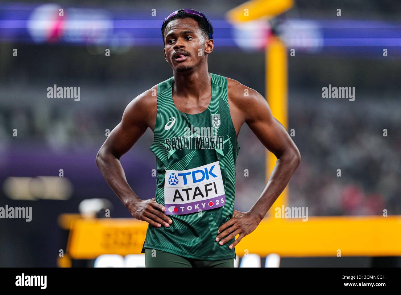 TOKYO, JAPAN - SEPTEMBER 17: Abdulaziz Abdui Atafi of Saudi Arabia ...