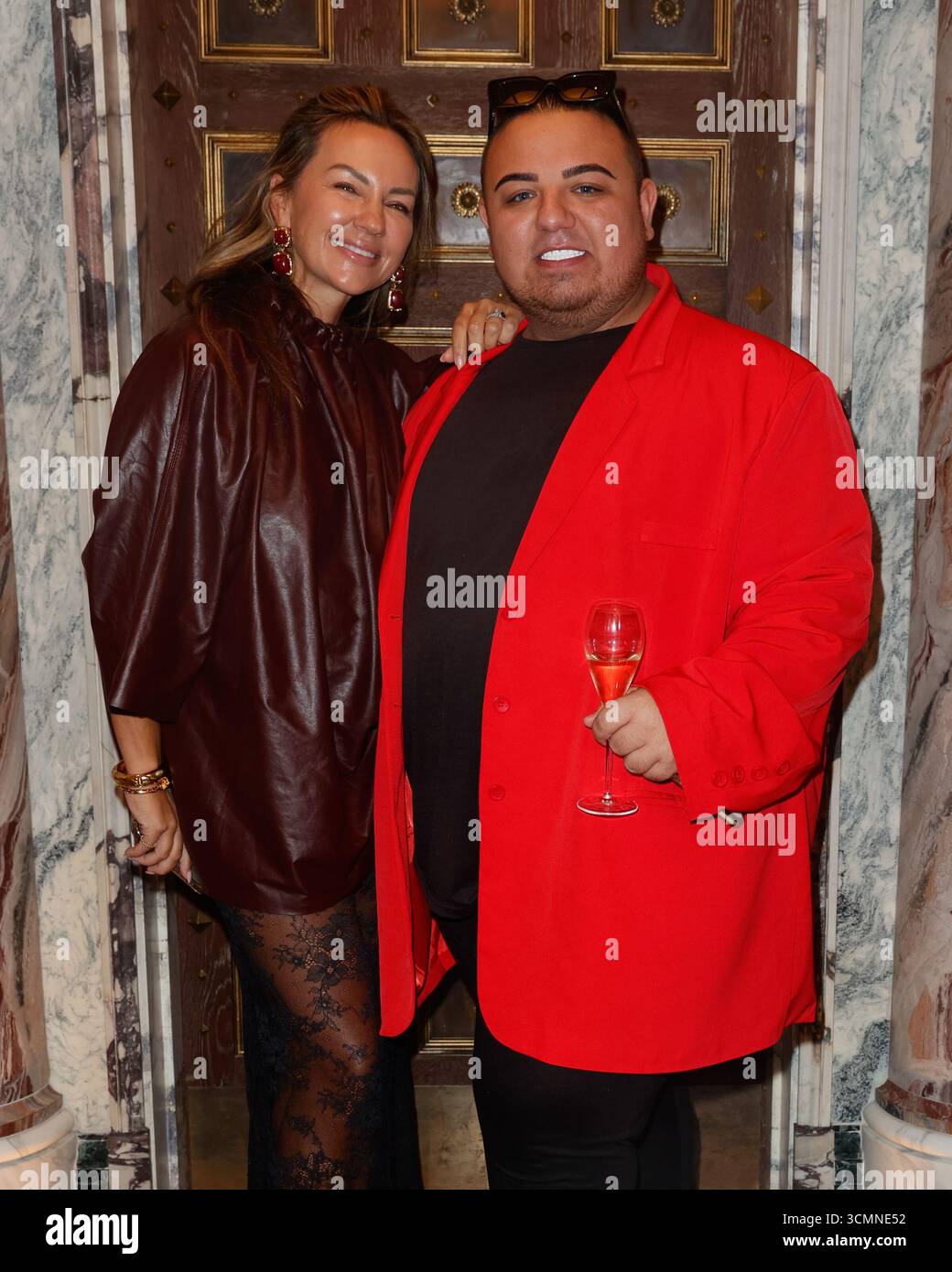 London, UK. 16th Sep, 2025. Oriona Robb and Chad Teixeira attending the ...