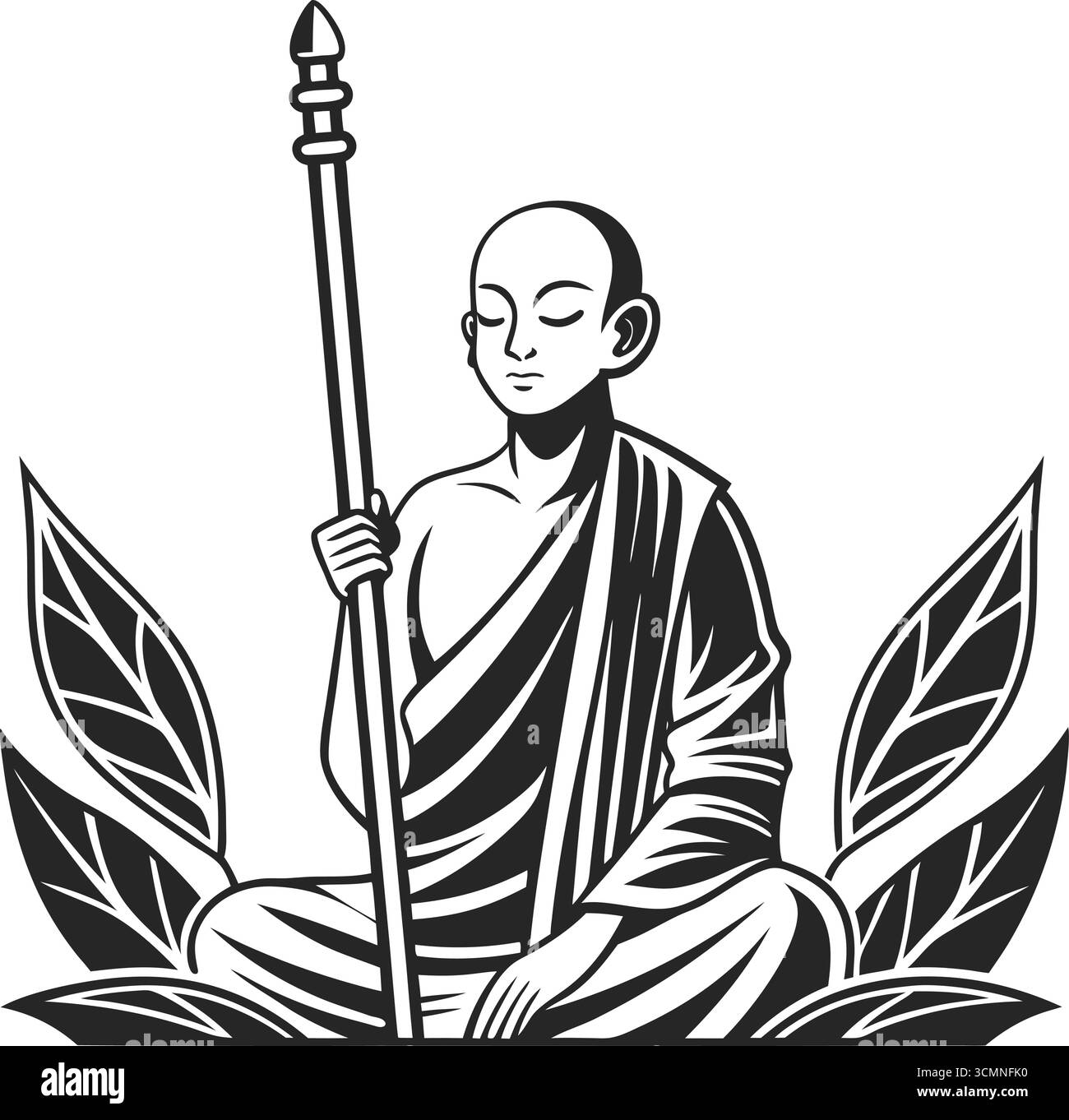 Temple training Black and White Stock Photos & Images - Alamy