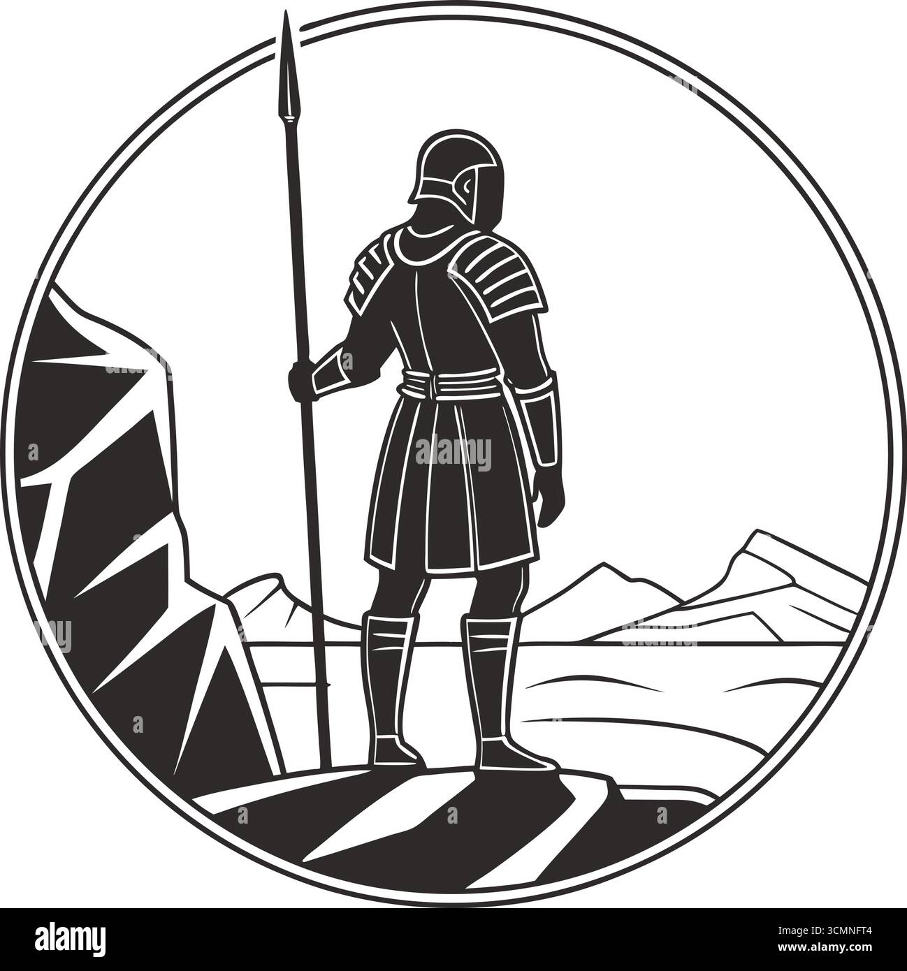 Tribal warrior artwork Stock Vector Images - Alamy