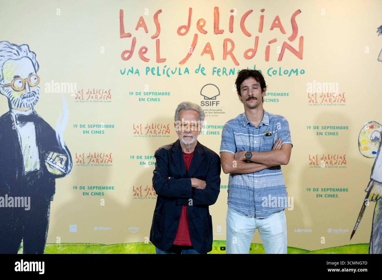 Fernando Colomo and Pablo Colomo attended 'Las delicias del jardín ...