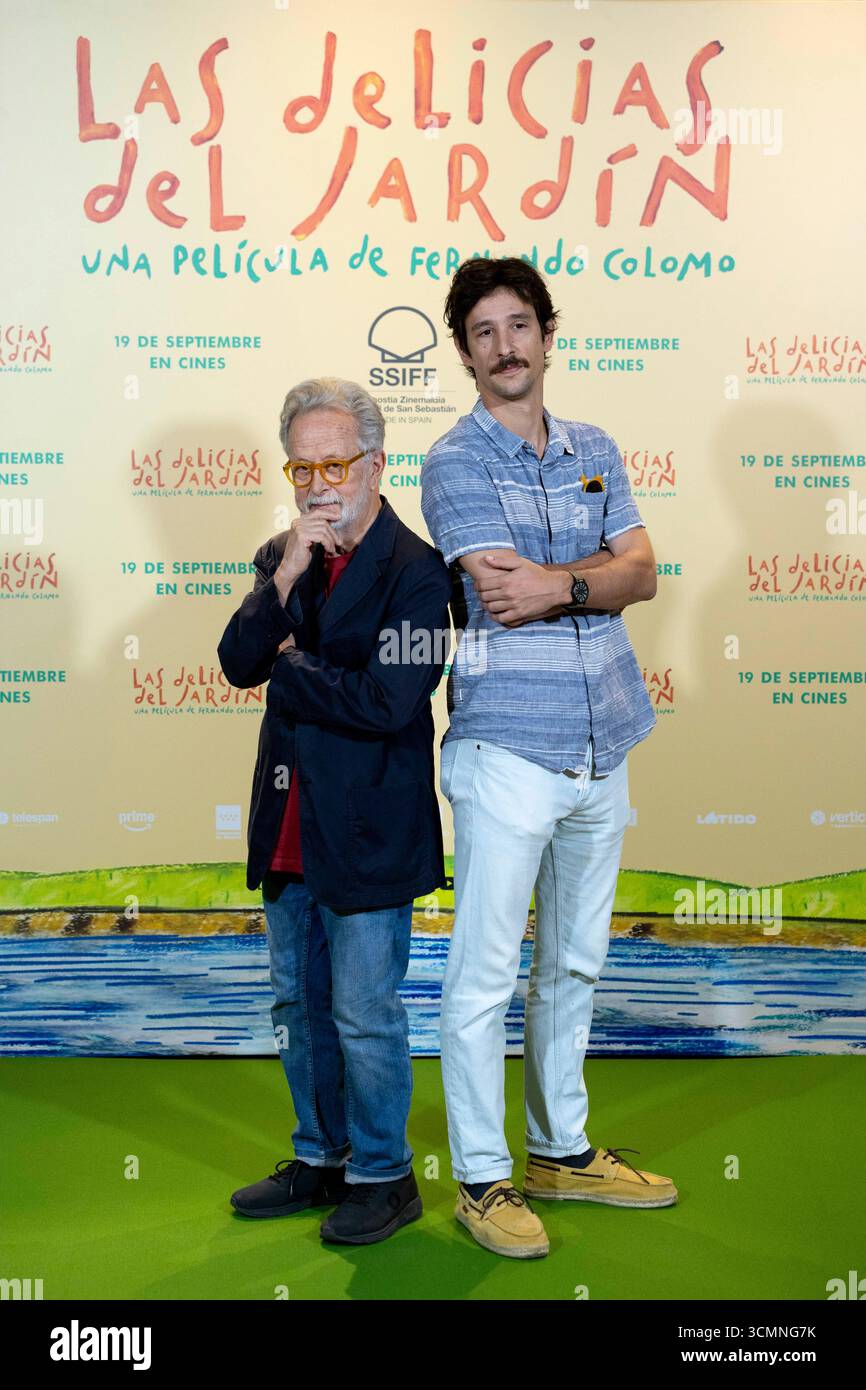 Fernando Colomo and Pablo Colomo attended 'Las delicias del jardín ...