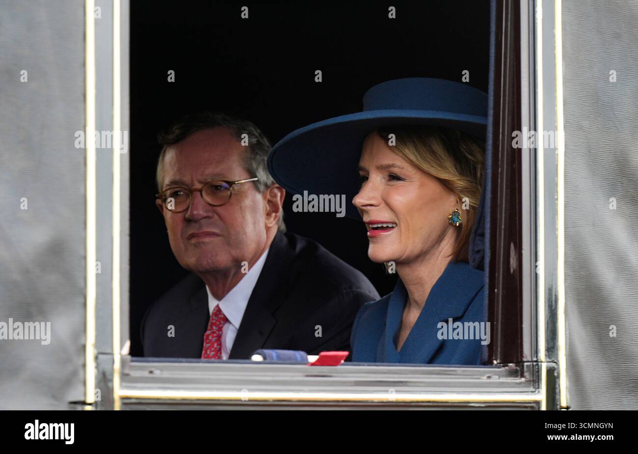 US ambassador to the UK Warren Stephens with his wife Harriet Stephens ...