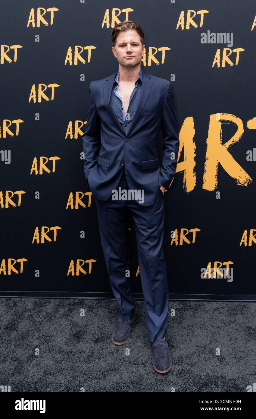 Michael Oberholtzer attends Opening night for 'ART' play on Broadway at ...