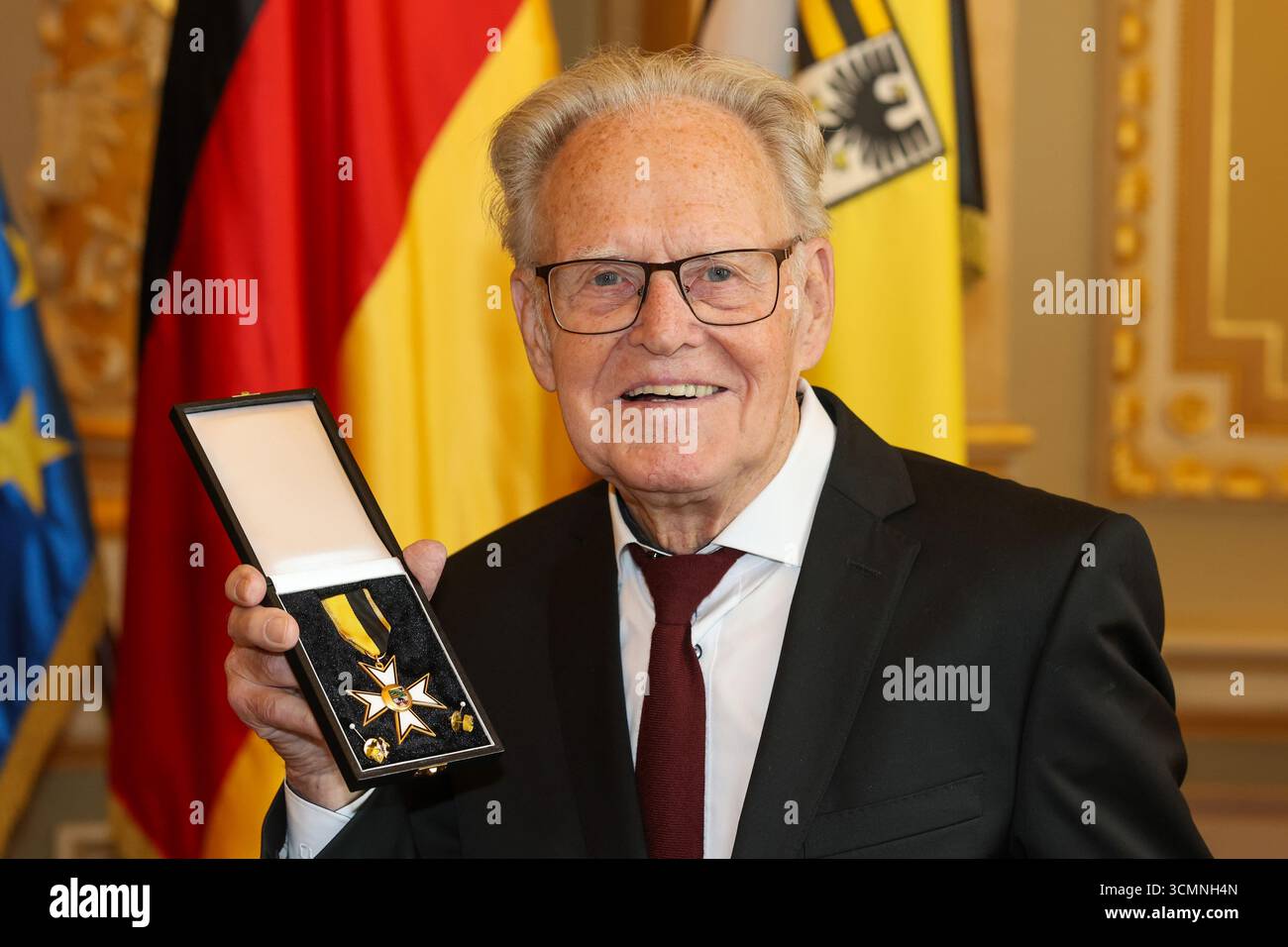 17 September 2025, Saxony-Anhalt, Magdeburg: Former cyclist Gustav ...