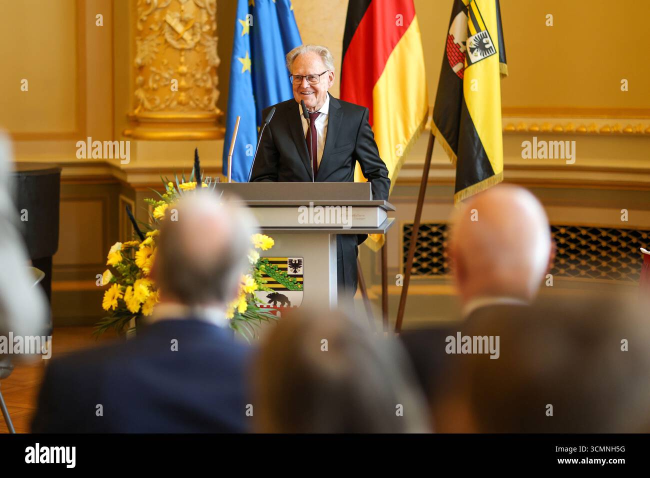 17 September 2025, Saxony-Anhalt, Magdeburg: Former cyclist Gustav ...