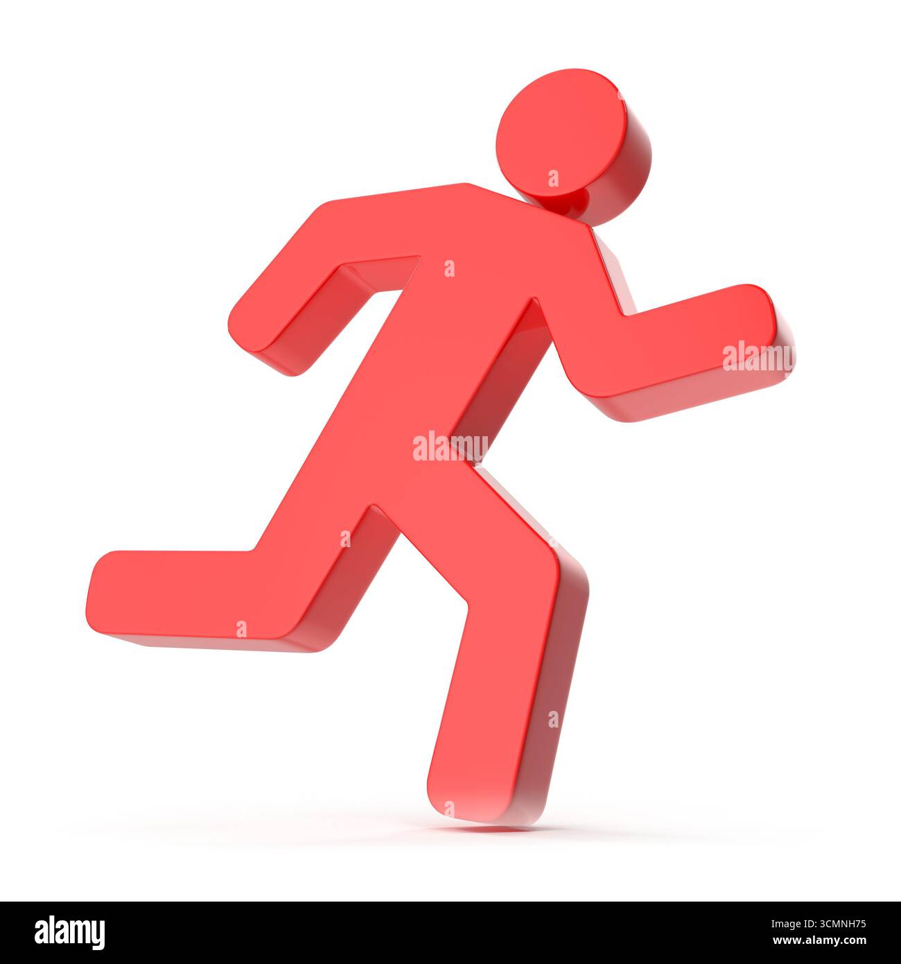 Running athlete icon in Cut Out Stock Images & Pictures - Alamy
