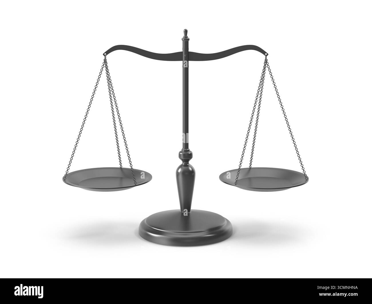 Scales of justice balancing the weight of evidence Stock Photo - Alamy