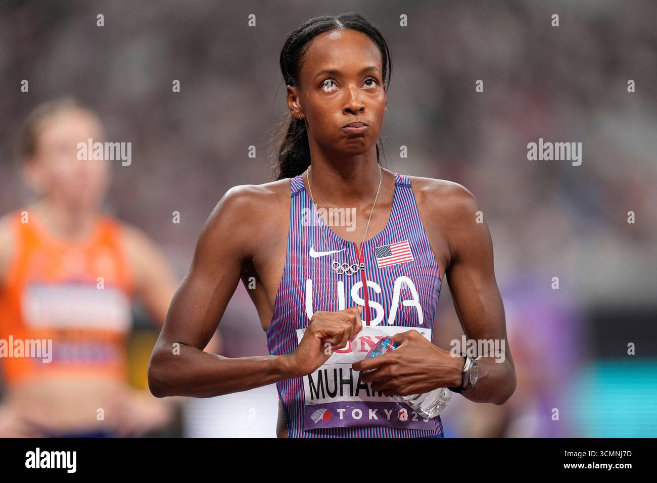 United States' Dalilah Muhammad prepares to compete in women's 400 ...
