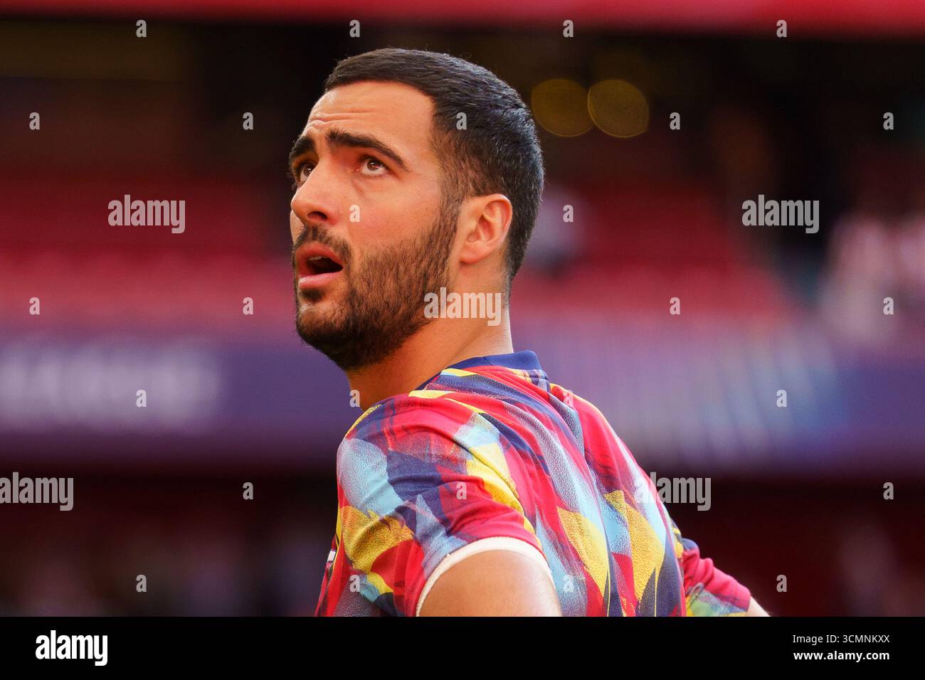 Mikel Merino in warm up during the Champions League game between ...
