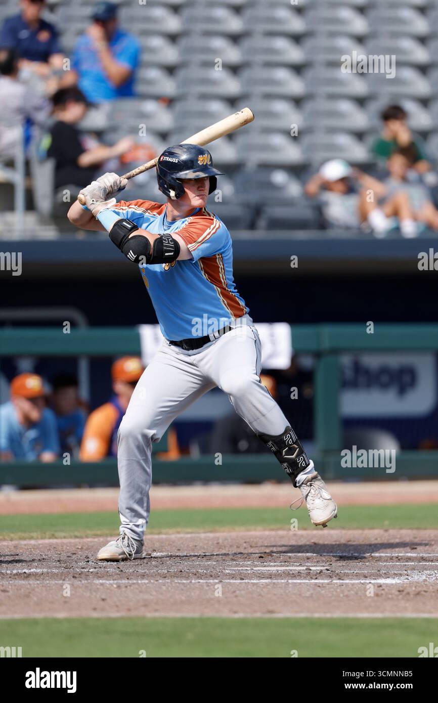 Montgomery Biscuits first baseman Will Simpson (6) at bat against the ...