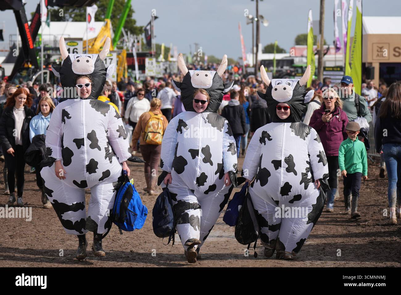 (Left to right) Molly Tunnicliffe, Juliet Daly, Charlotte Marnane from Dublin during the ...