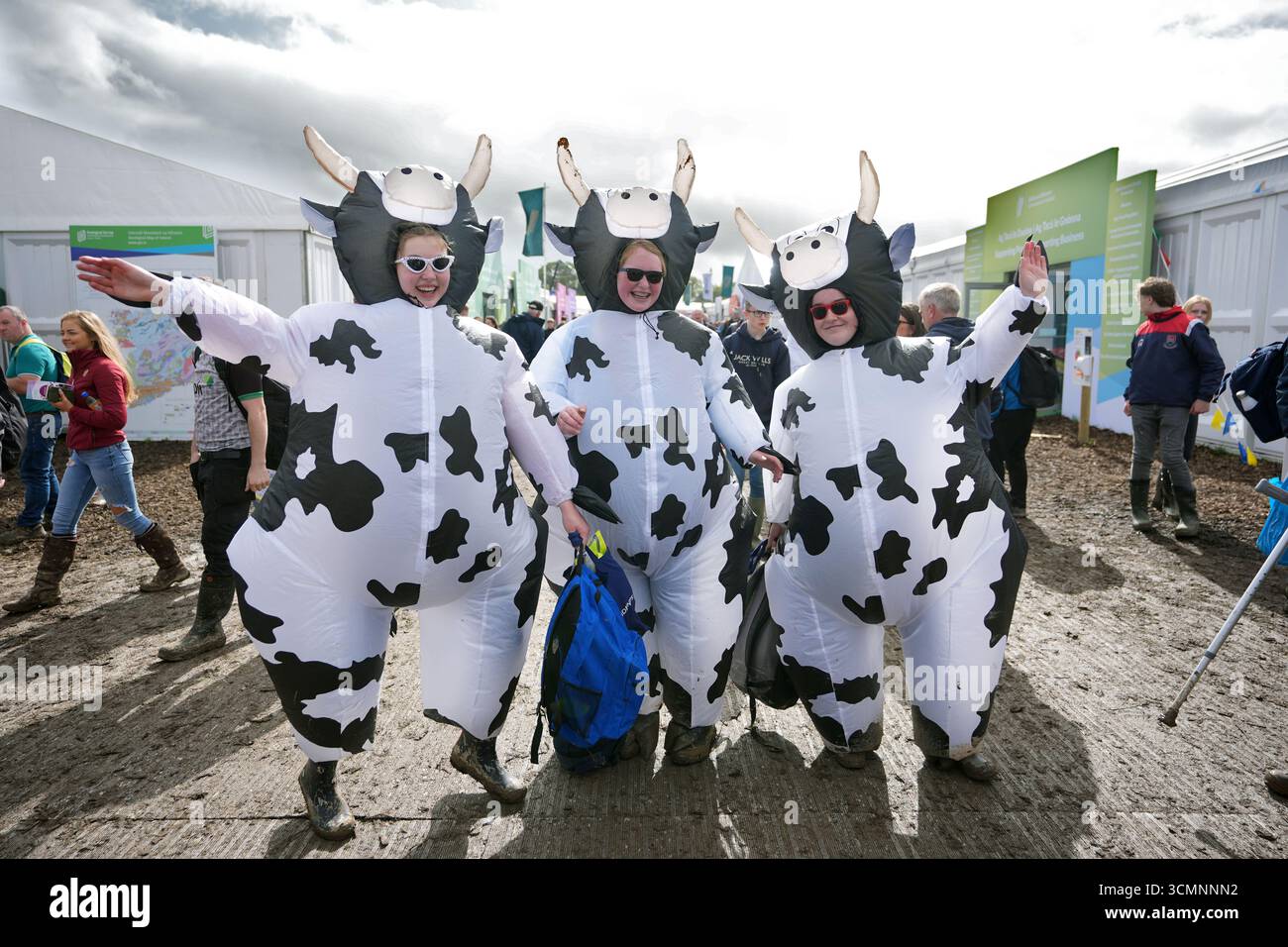 L-R Molly Tunnicliffe, Juliet Daly, Charlotte Marnane from Dublin ...