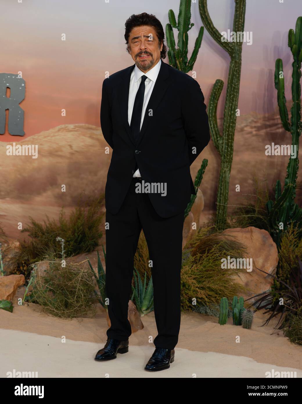 Benicio Del Toro attends the One Battle After Another London Premiere ...