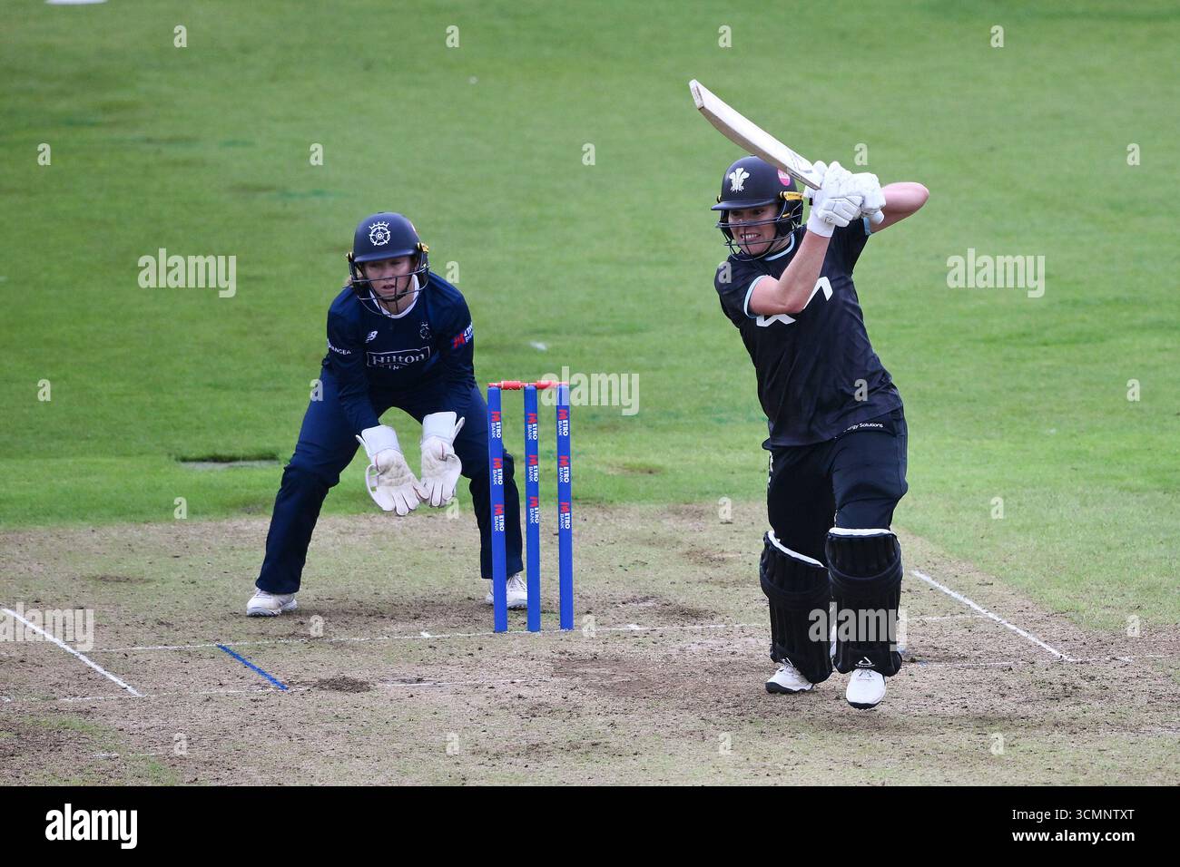 Southampton, UK, 17 September 2025. Alice Davidson-Richards of Surrey ...