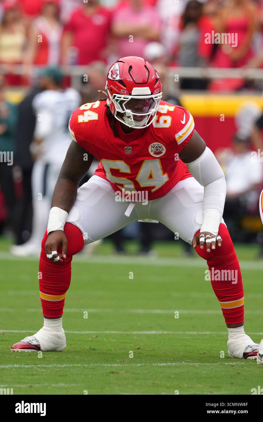Kansas City Chiefs offensive tackle Wanya Morris in action during an ...