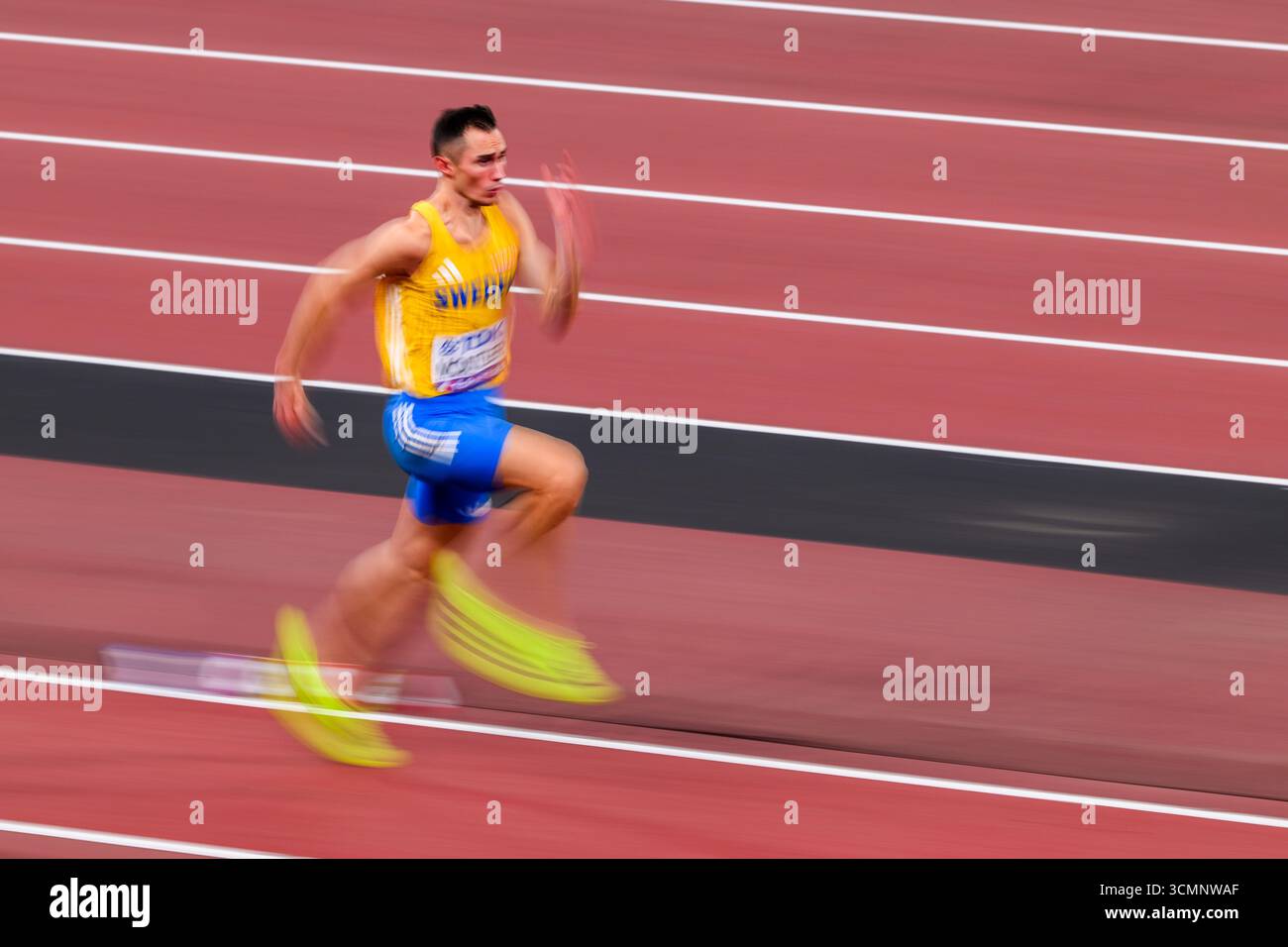 250917 Thobias Montler of Sweden competes in men's long jump final ...