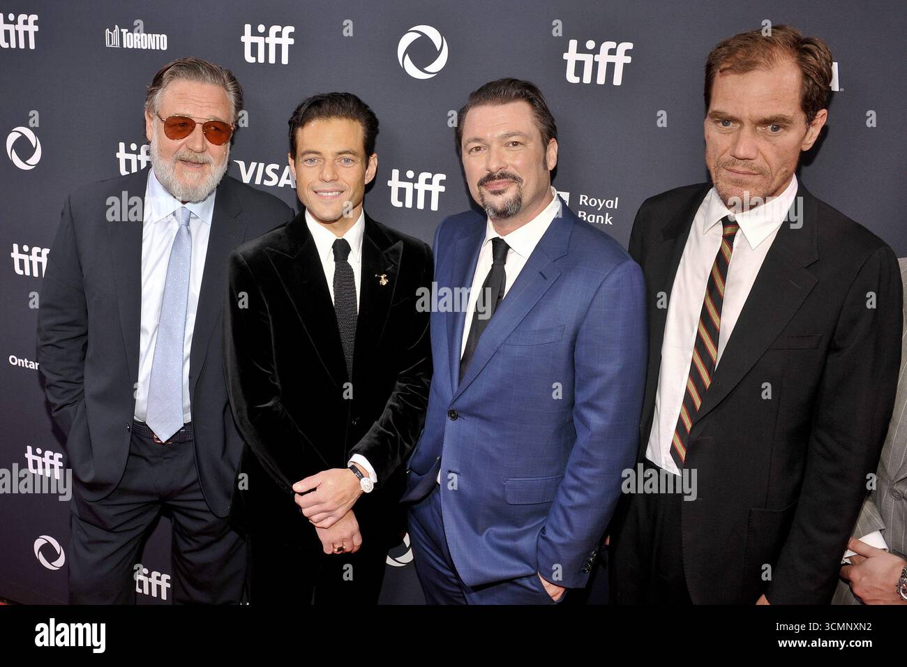 07 September 2025 - Toronto, Ontario Canada - Russell Crowe, Rami Malek, James Vanderbilt ...